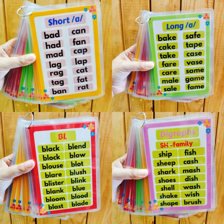 CVC Family short and long vowels blends and digraphs reading material ...