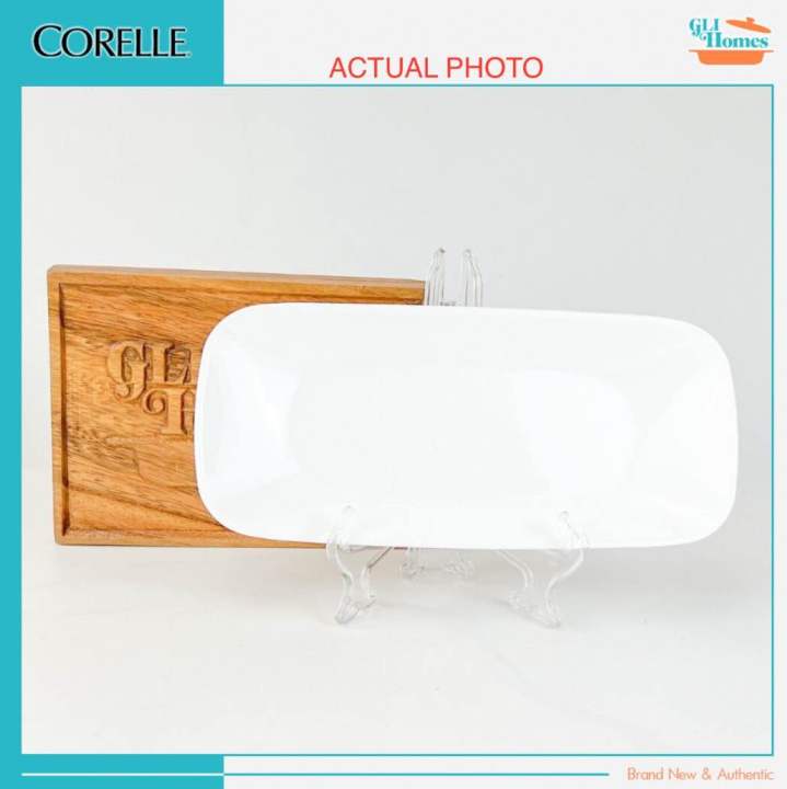 Corelle Authentic Winter Frost White 10.5 inch Serving Tray Fish Plate ...