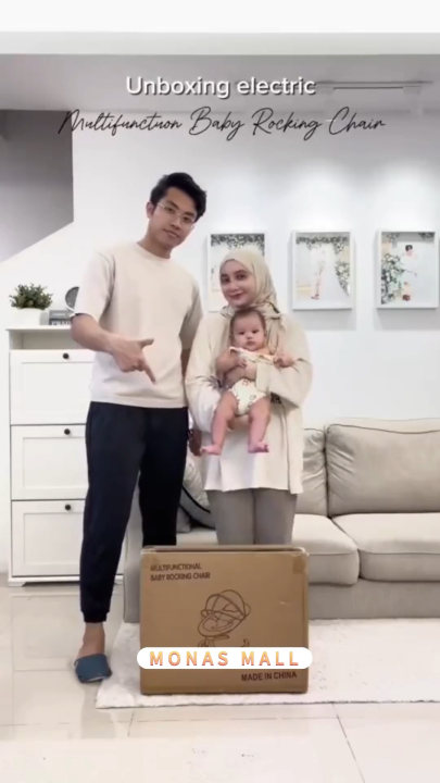 Baby Rocker Swing Chair Electric Net Music Rocking for NewBorn Baby ...