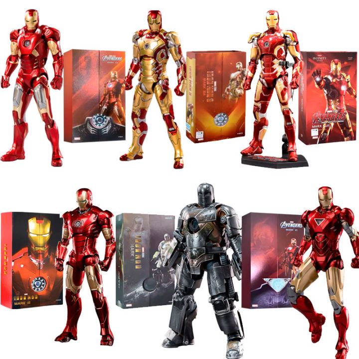 ZD Original Iron Man Legends Mk42 War Machine MK1 MK2 MK3 MK4 MK5 MK6 ...