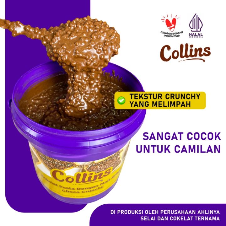 Selai Cokelat Collins Choco Crunchy 1kg | Lazada Indonesia