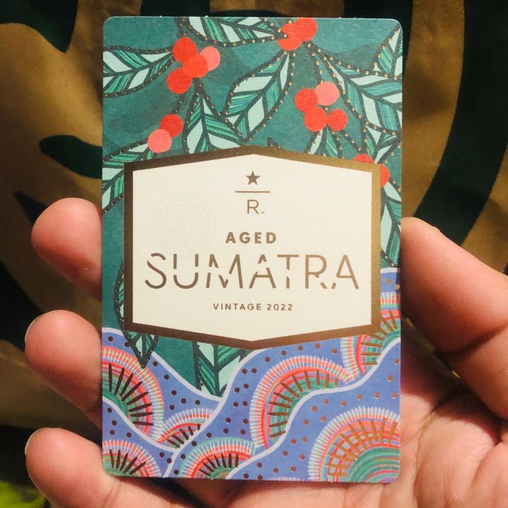 Starbucks Reserve Aged Sumatra Vintage 2022 Tasters Card | Lazada PH