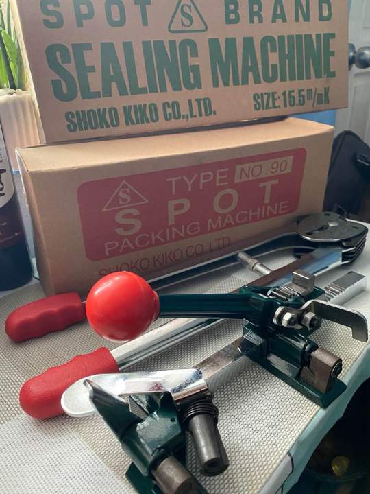 Plastic Strapping Machine SPOT no. 90 Taiwan Set Crimper and Tensioner ...