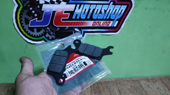 HONDA REPLACEMENT PARTS BRAKE PADS FRONT(06455-K59-A71)FOR HONDA CLICK ...