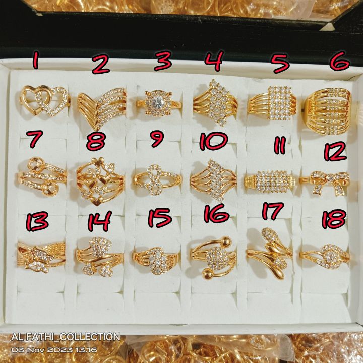 Cincin Xuping Wanita Berbagai Macam Model dan Motif Terbaru | Lazada ...