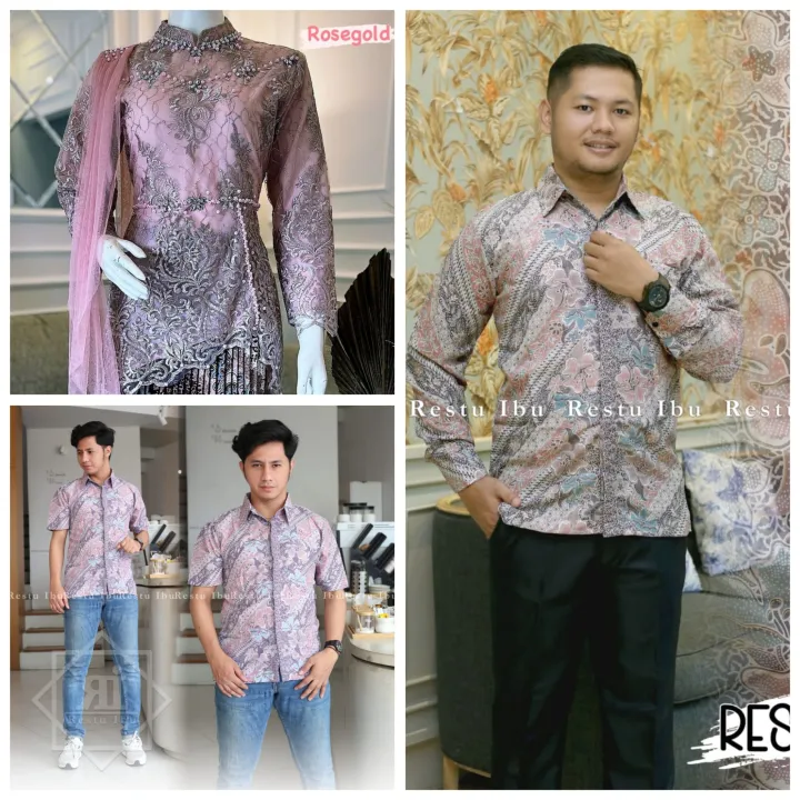 Couple Kebaya Modern Kebaya Buterfly Sarimbit Keluarga Set Kebaya ...