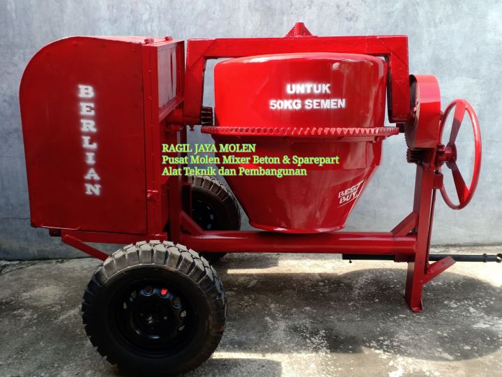 Mesin Molen Mixer Beton Cor Semen Ragil Jaya Molen Pusat Molen Mixer Beton & Sparepart | Lazada ...