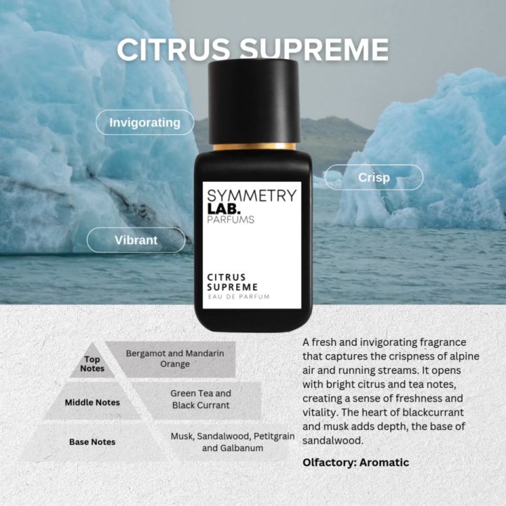 Citrus Supreme Eau De Parfum by Symmetry Lab Parfums | Lazada PH
