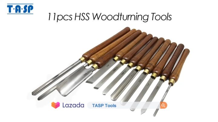 TASP HSS เครื่องมือหมุนไม้เครื่องกลึงไม้สิ่วแกะสลักไม้พร้อมเครื่องกลึงสำหรับงานไม้ด้ามไม้วอลนัท ...