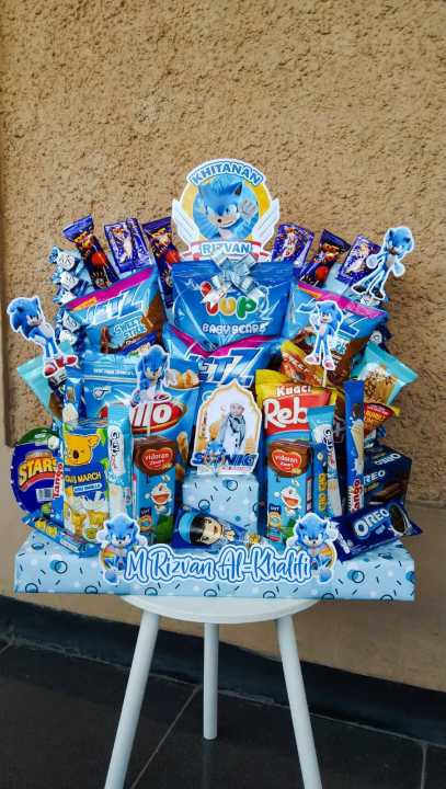 Hiasan Mading Snack/ Tower Snack, Karakter bisa diganti sesuai ...