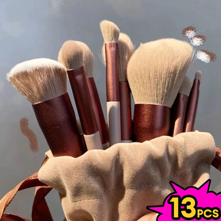 13 pieces/set of professional makeup brushes Daily basic makeup tools ...
