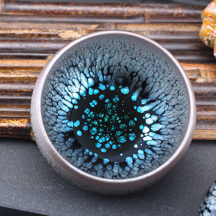 Jianyang Jianzhan Raw Ore Partridge Spot Jian Kiln Ware Oil Drop ...