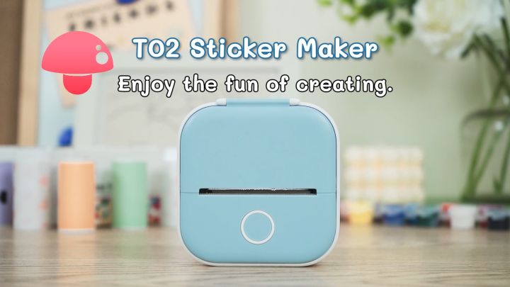 Phomemo T02 Photo Printers Portable Thermal label Printer Bluetooth ...