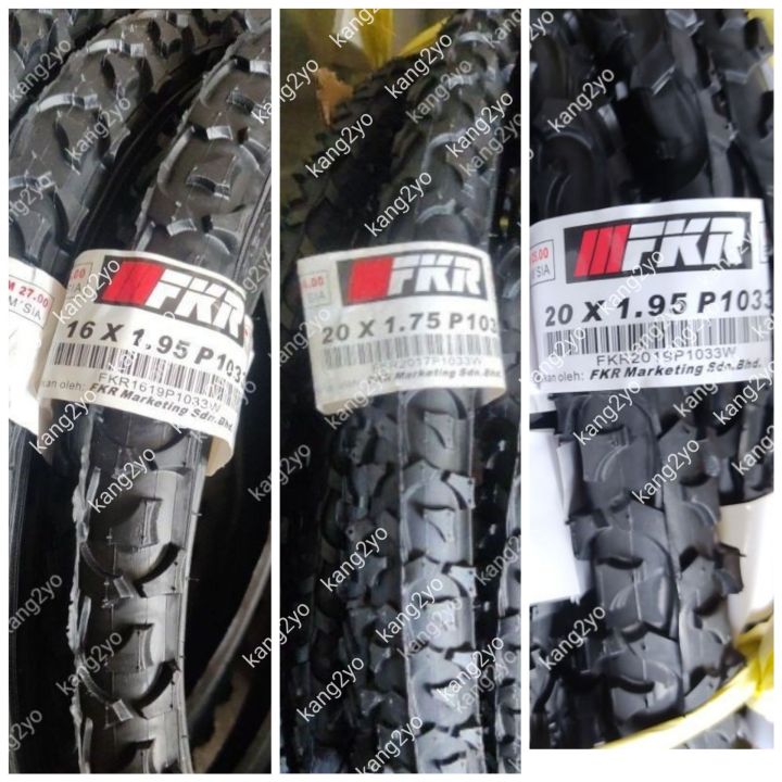 FKR Tayar basikal 20x1.75 20x1.95 20x2.125 | Lazada