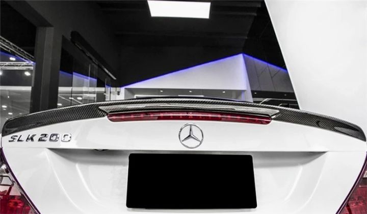 Mercedes Benz SLK r172 Amg carbon fiber rear boot trunk ducktail lip ...