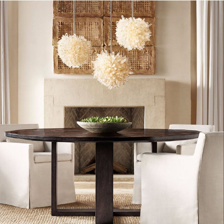 North American Black Walnut Log Large Board round Table Scandinavian ...