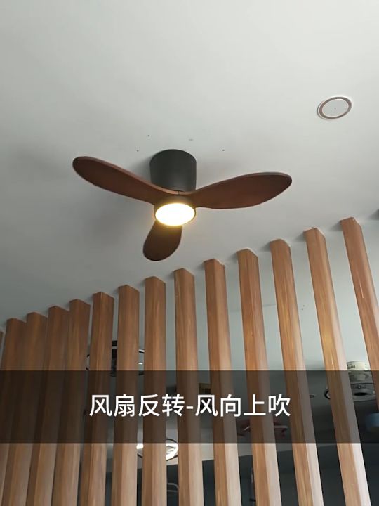 Gogeous ceiling fan with light modern 24 inch 26 inch 5 blades 3 color ...
