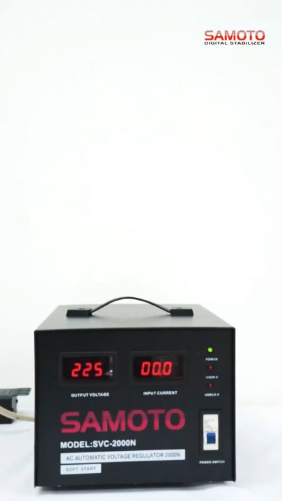 PALET KAYU - Stabilizer Samoto 2000VA 1600W SR2000VA Relay SMT2000VA ...