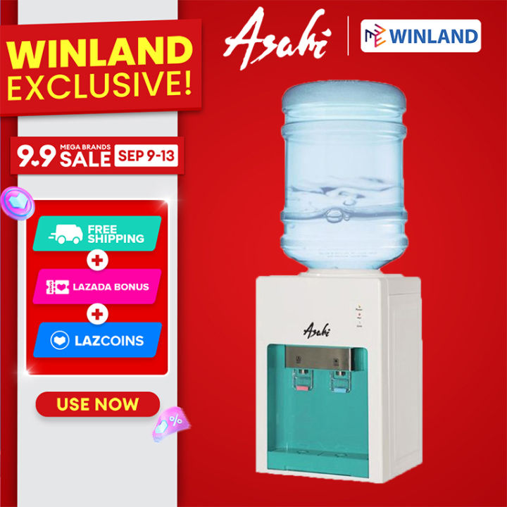 Asahi by Winland Table Top Water Dispenser Hot and Normal Function WD ...