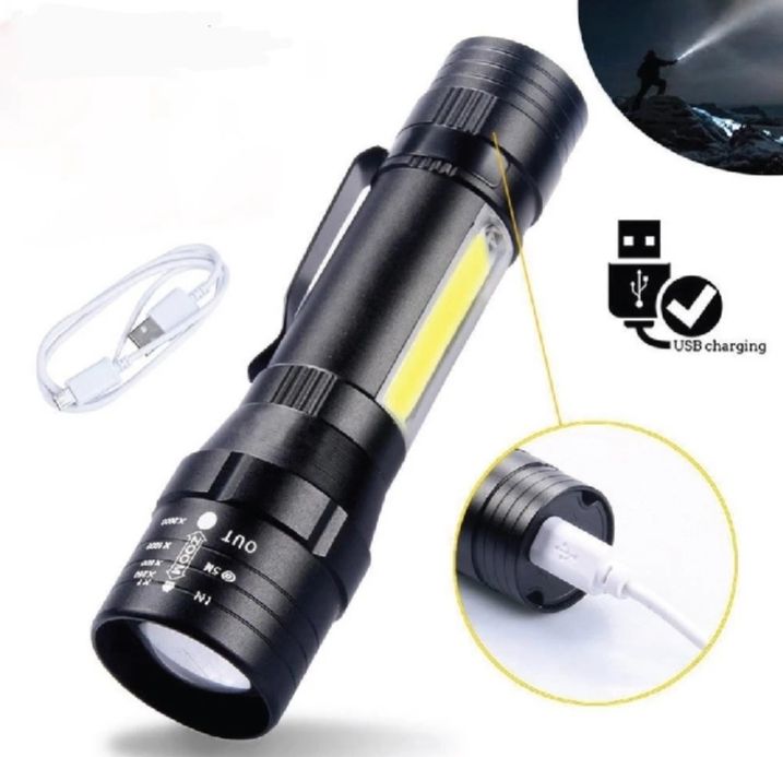 USB Rechargeable Torch Light | Lazada