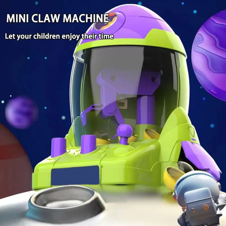Children's Rocket Ball Machine Toy Claw Machine Boy Small Home Cartoon ...