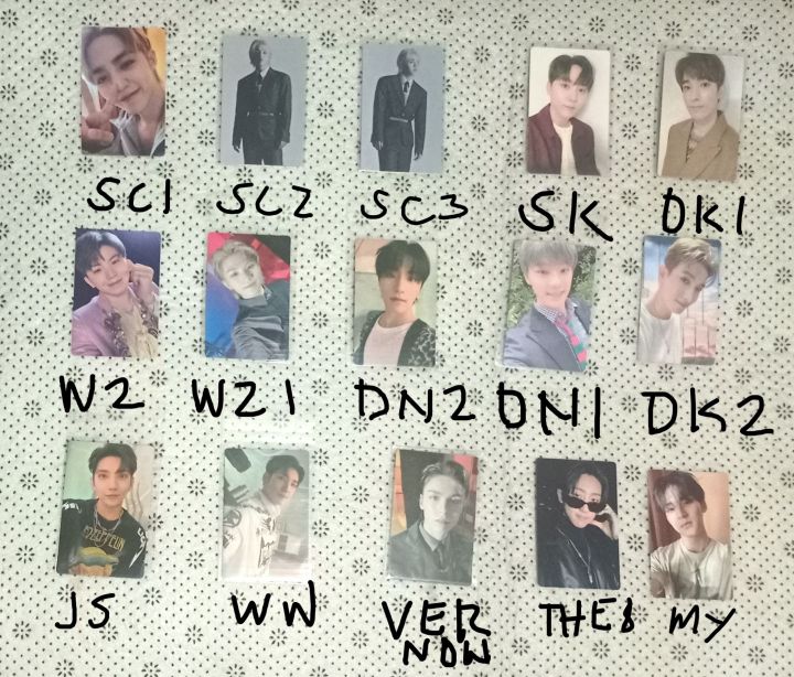 SEVENTEEN OFFICIAL PHOTOCARDS | Lazada PH