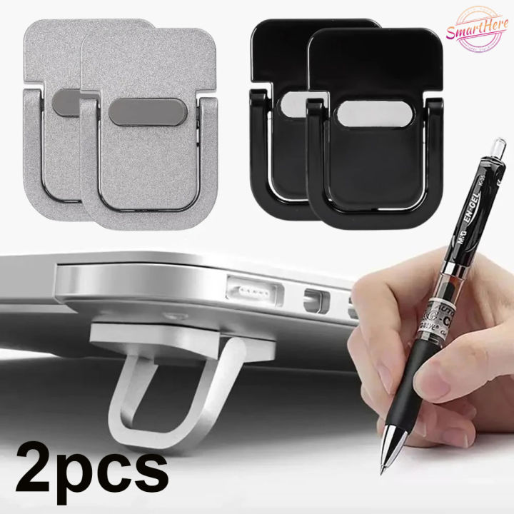 1Pairs Metal Foldable Laptop Stand Non-slip Base Bracket Support Zinc ...