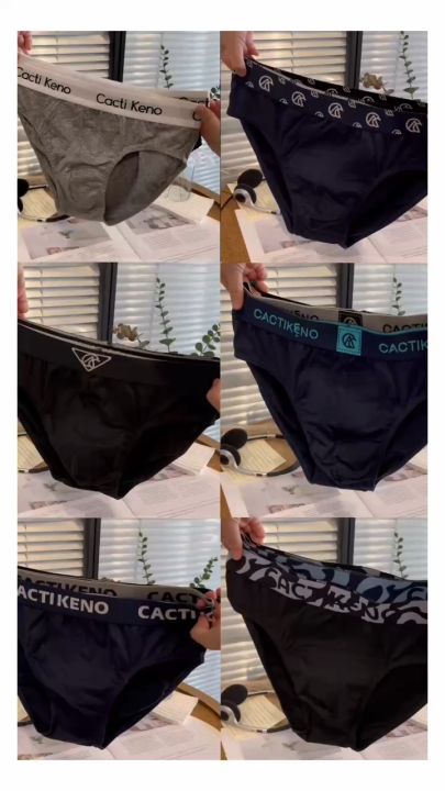 Cacti Keno 4Pcs Brief Original Plus Size Men's Brief For Adults Men ...
