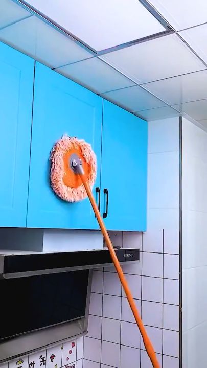 Multifunctional Telescopic Rod Mop Adjustable Round Sunflower Household ...