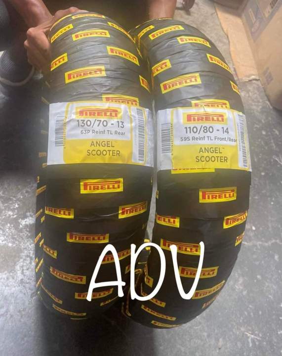 PIRELLI TIRE ANGEL SCOOTER ADV 130/70 13 110/80 14 | Lazada PH