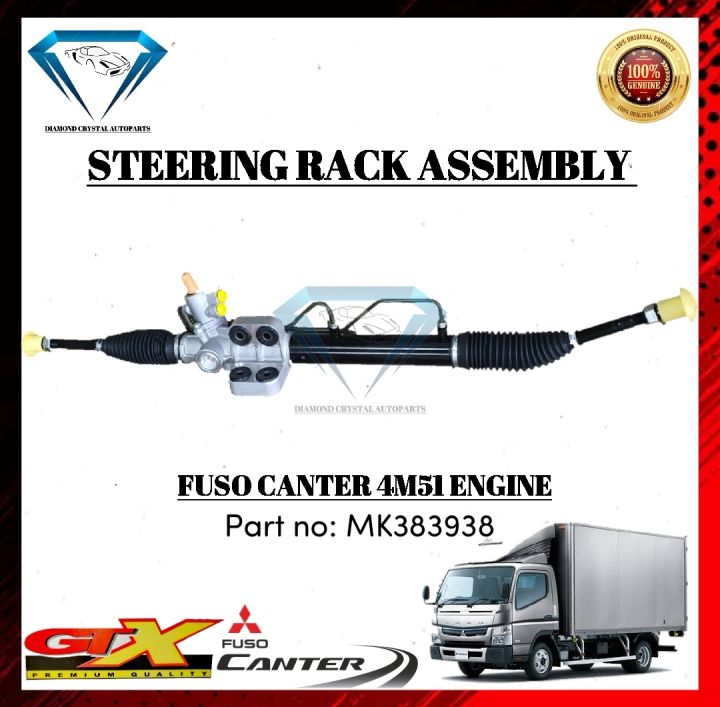 GTX STEERING RACK ASSEMBLY FUSO CANTER 4M51 PART NO: MK383938 | Lazada PH