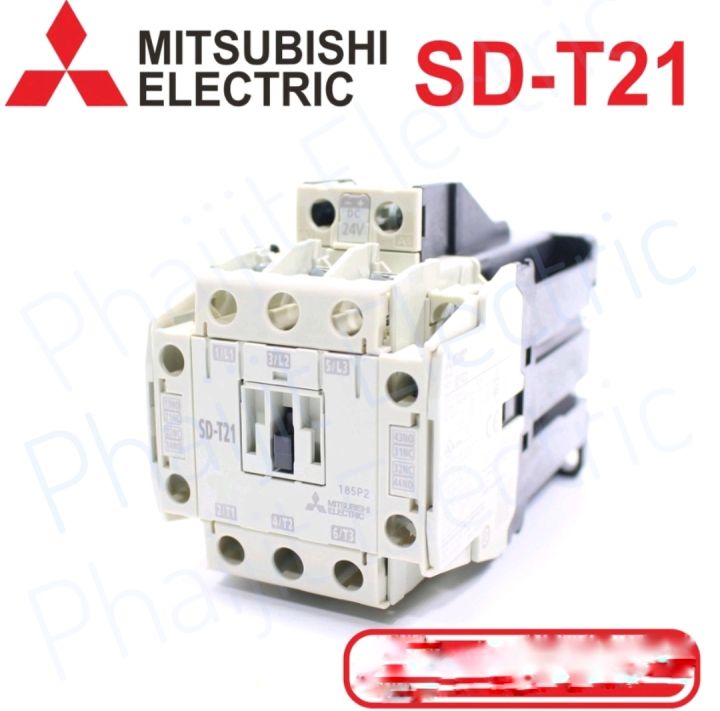 Mitsubishi Contactors SD-T21 DC24V-AC220-240V/AC380-440VMitsubishi -แมก ...