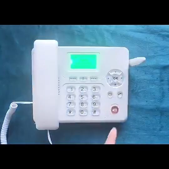 Wireless GSM Desk Phone SIM Card Phone Book Home Office Desktop ...