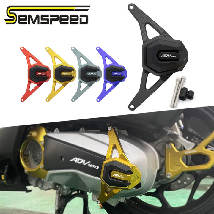 SEMSPEED Motorcycle CNC Rear Engine Guard Cover For Honda ADV160 ADV 160 2022-2023 2024 | Lazada