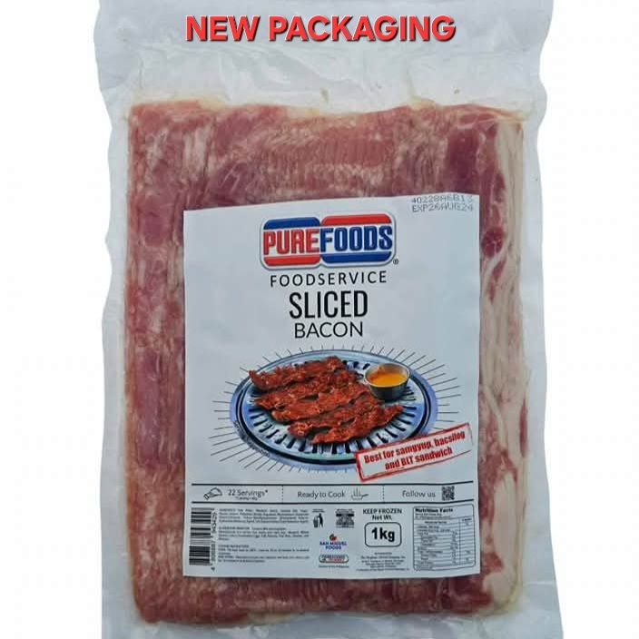 Purefoods Sliced Flat Bacon 1KG | Lazada PH