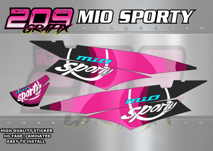 Yamaha Mio Sporty decals sticker, Laminated | Lazada PH