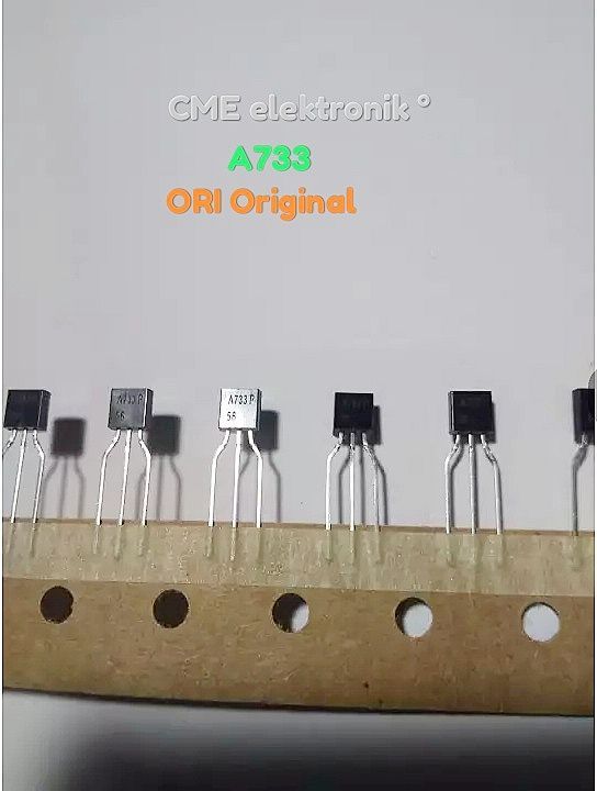 2pcs Transistor A733 TR JENIS PNP ORI ORIGINAL KUALITAS BAIK | Lazada ...