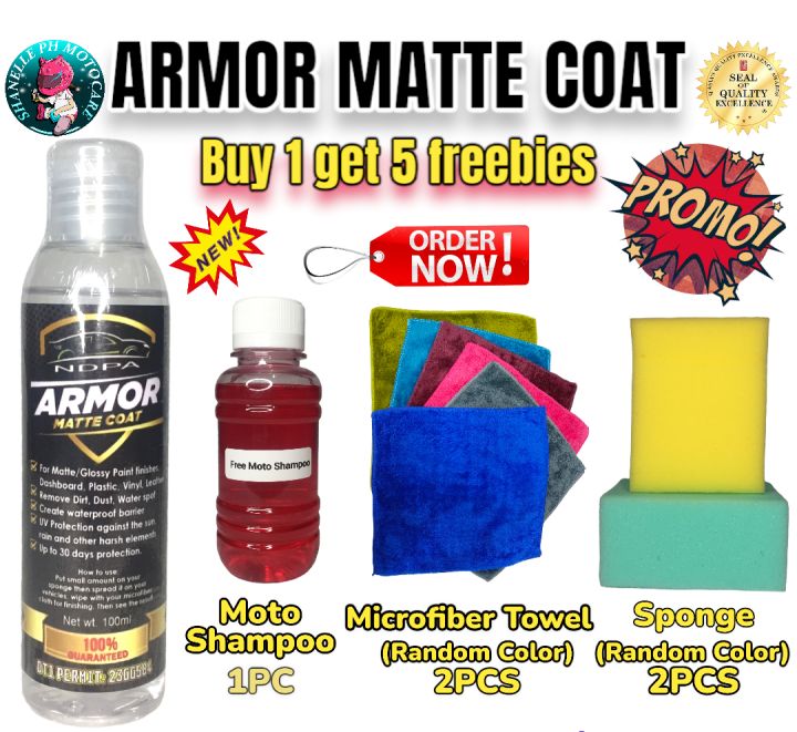 ARMOR MATTE COAT with 5 freebies | Lazada PH