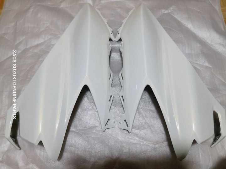 SGP pearl white shield leg front burgman street 125 | Lazada PH