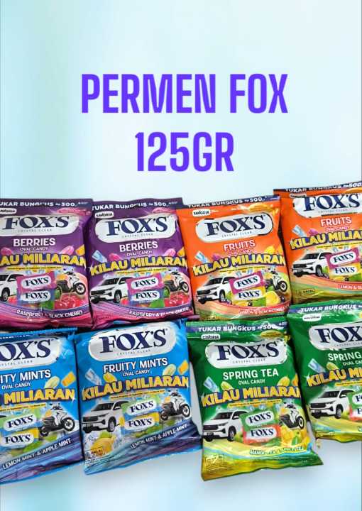 Permen Fox 125gram Berbagai Varian Rasa | Lazada Indonesia