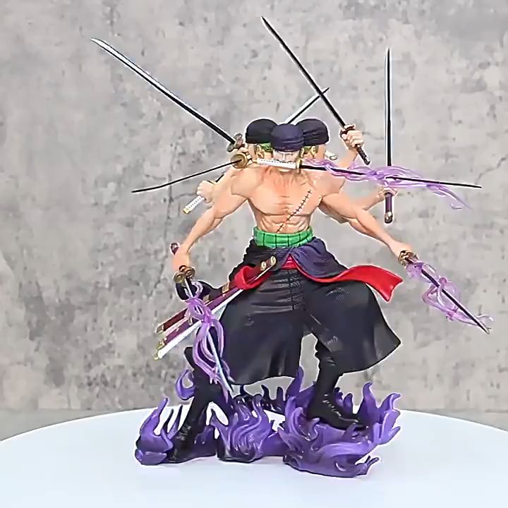 Ready Stock One Piece Roronoa Zoro Kiki Kyutoryu Ashura Nine Sword ...