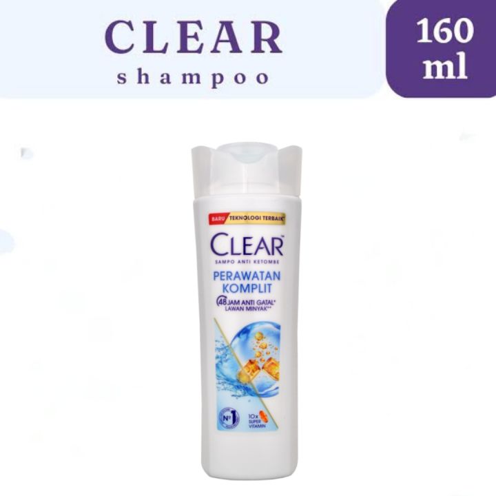 Clear Shampo Complete Soft Care BIRU SEDANG 160 ml shampoo TANGGUNG ...