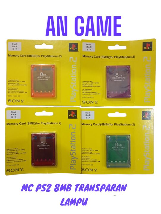 MC PS2 8MB TRANSPARAN LAMPU / MEMORY CARD PS2 LAMPU 8MB | Lazada Indonesia