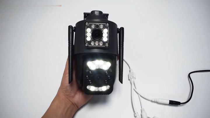 LLSEE v380 Pro 8MP 4K Dual Lens CCTV Wireless Outdoor IP Security ...