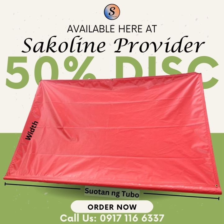8x7ft Roll Up and Down Original Tarpaulin 100% Waterproof Sunproof ...
