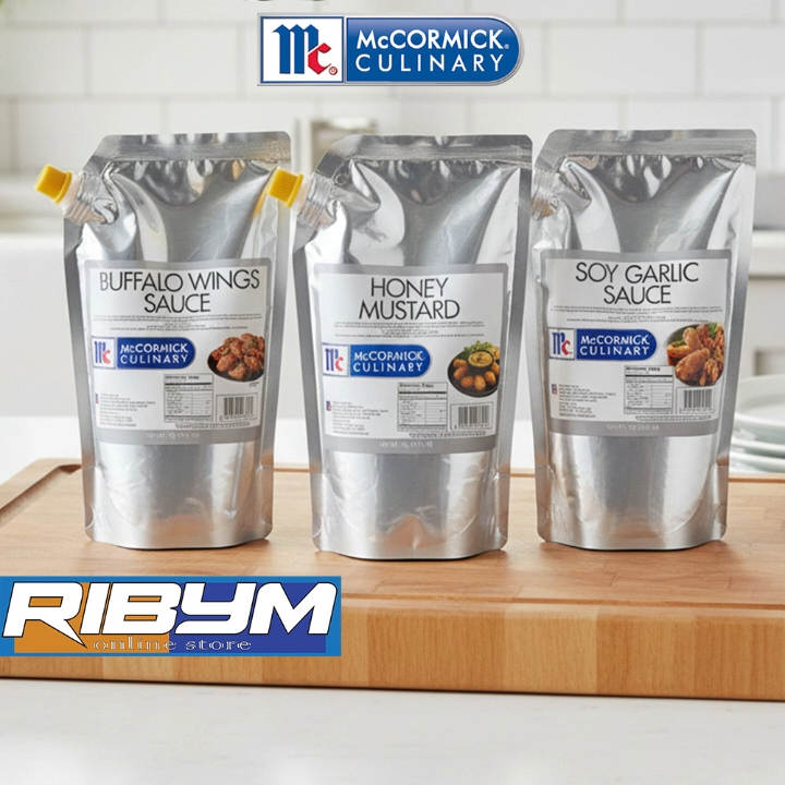 McCormick Culinary Ready-made Sauces Buffalo, Honey Mustard, Soy Garlic ...