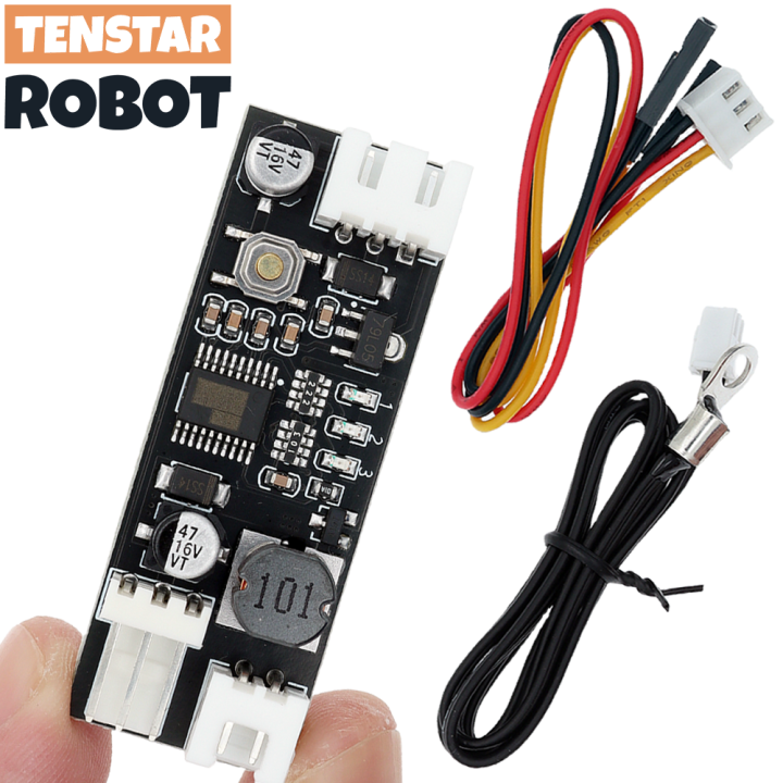 Single 12V 0.8A DC PWM 2-3 Wire Fan Temperature Control Speed Controller Chassis Computer ...