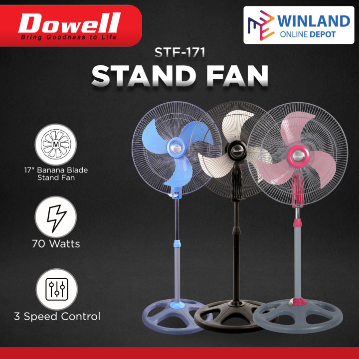 Dowell by Winland 17 inch Electric Stand Fan with Powerful Motor STF ...