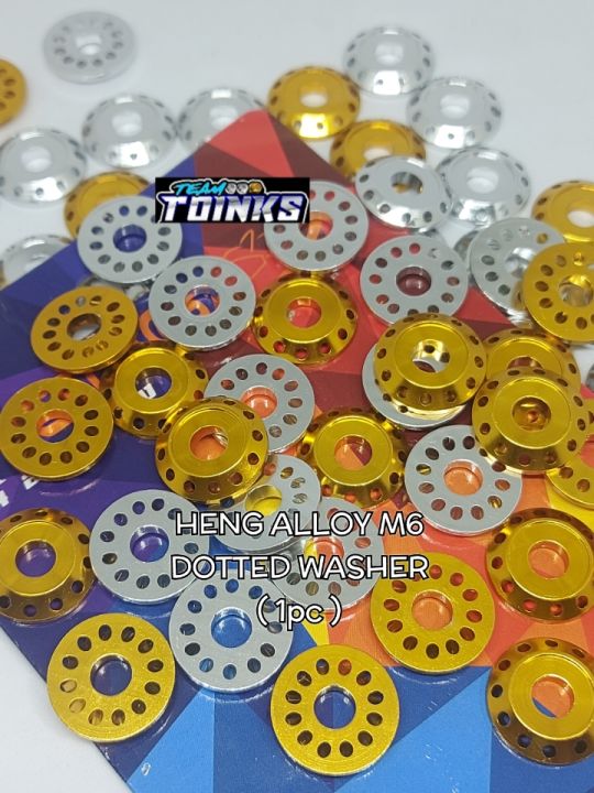 HENG DOTTED STEEL WASHER FOR 6mm BOLT ( 1pc ) | Lazada PH