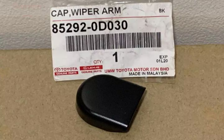 Toyota Altis, Fortuner, Hilux, Innova, Vios, Yaris Wiper Arm Cap ...
